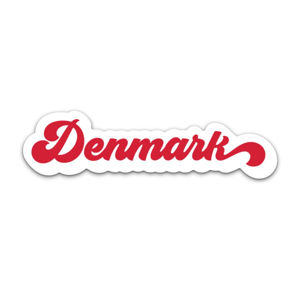 Retro Denmark Sticker – Scandinavian Design Studio