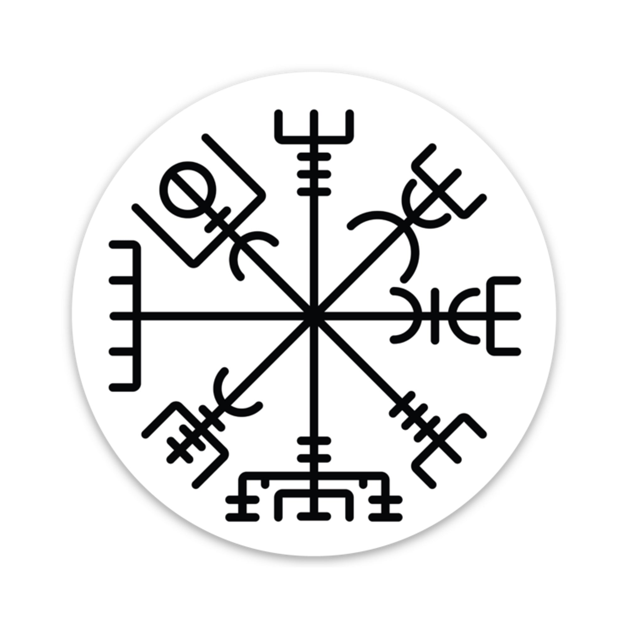 Vegvisir Viking Compass Sticker – Scandinavian Design Studio