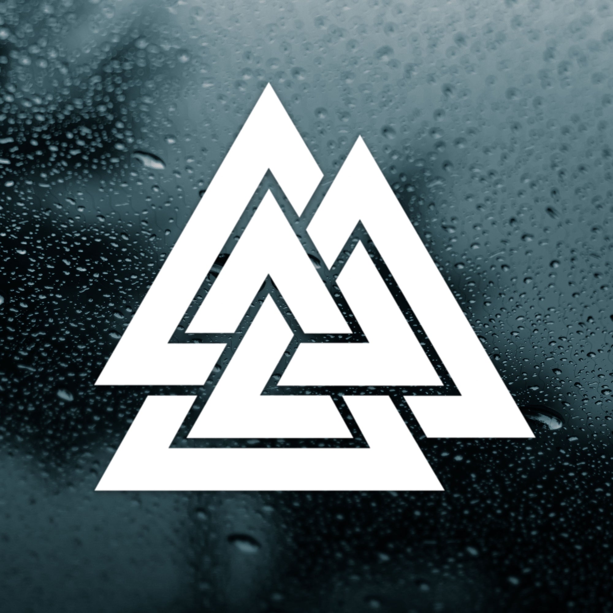 Valknut Vinyl Decal – Scandinavian Design Studio